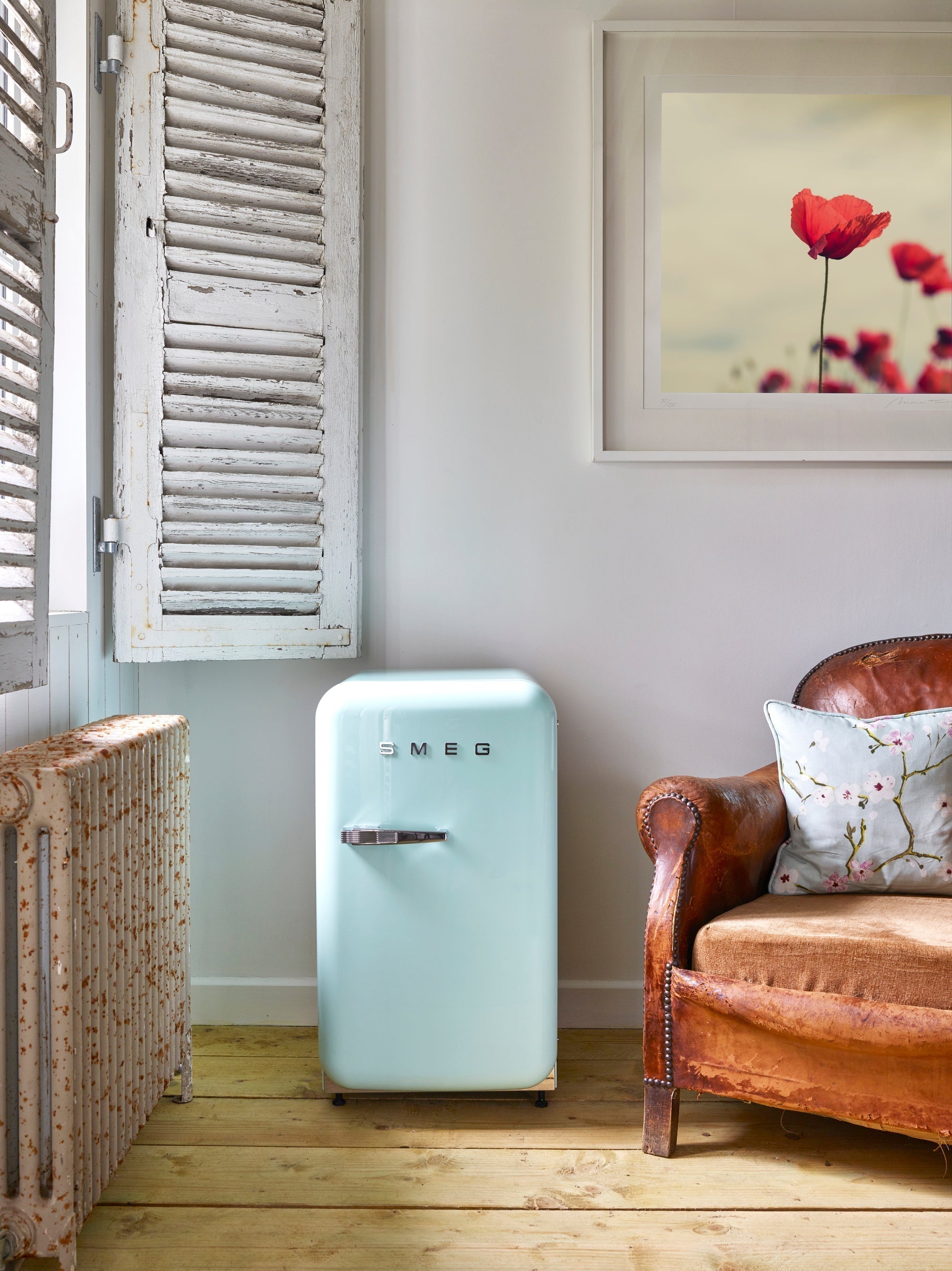 Nordic Style Refrigerator FAB5 Pastel Blue | LIFE with smeg | SMEG 日本輸入 ...
